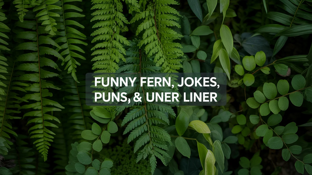 Funny Fern Jokes Puns One Liner - Puns HaHa