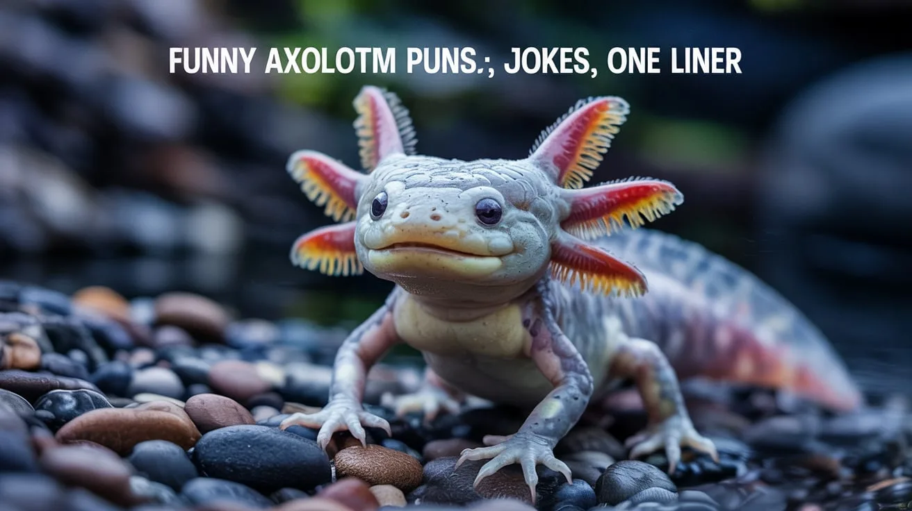 Funny Axolotl Puns Jokes One Liner - Puns HaHa