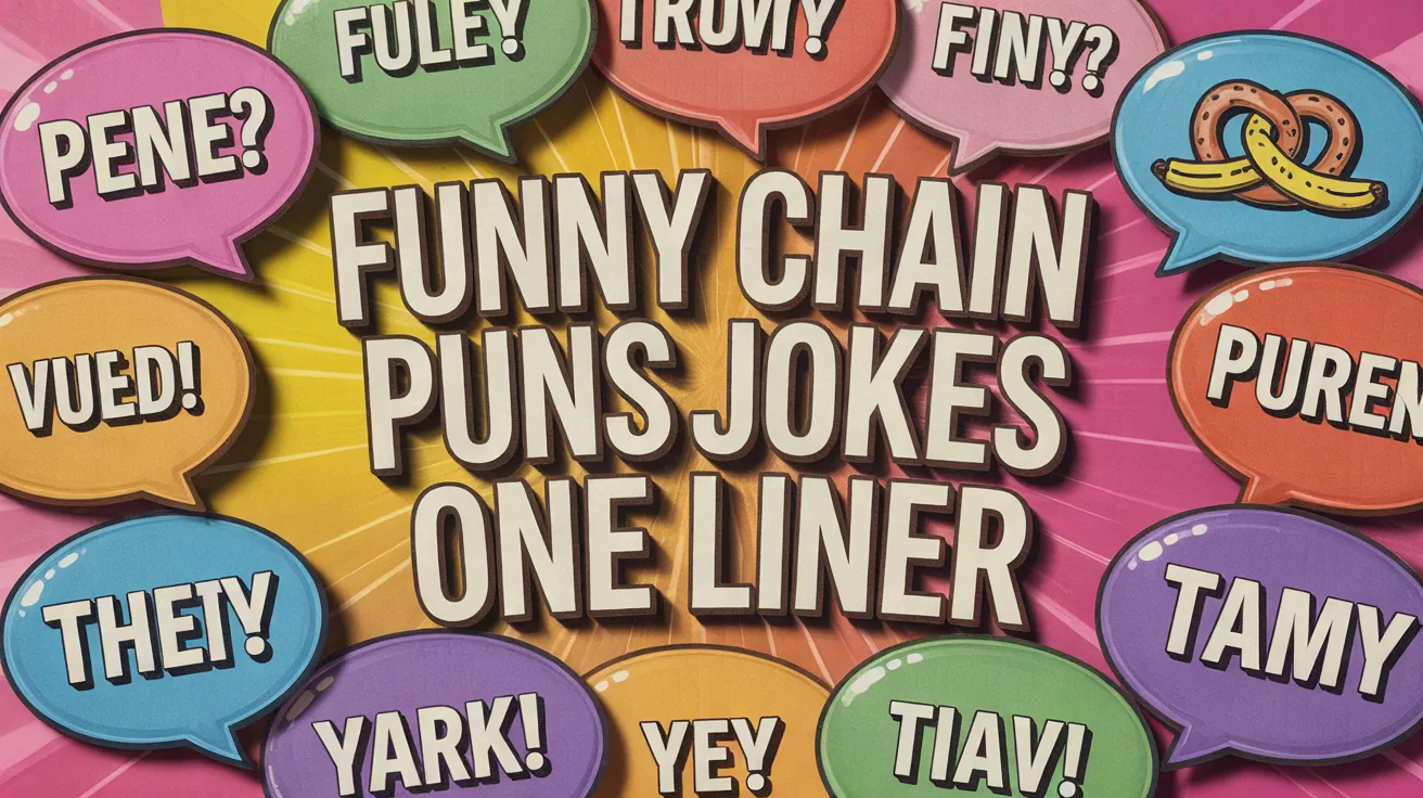 Funny Chain Puns Jokes One Liner - Puns HaHa