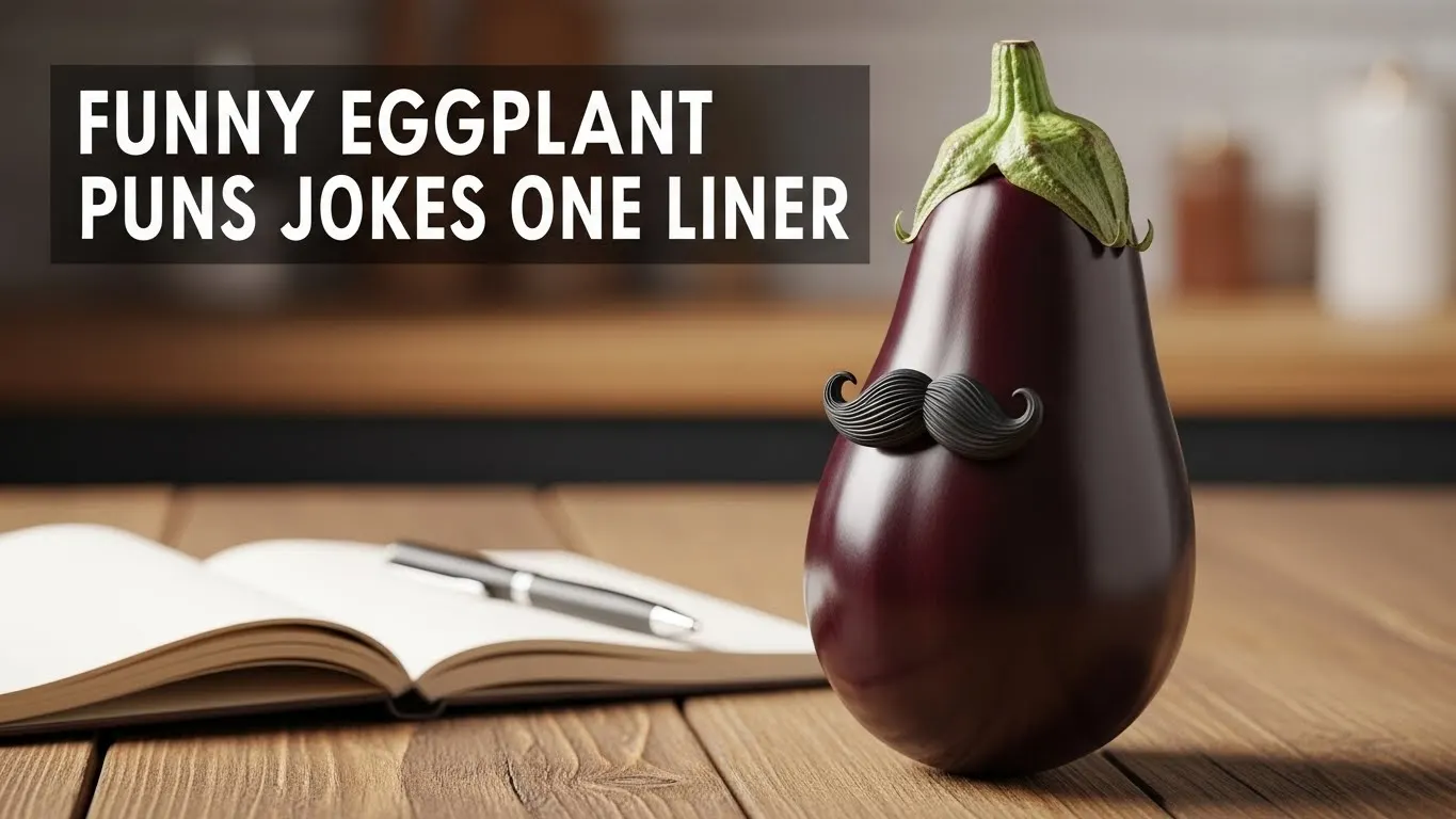 Funny Eggplant Puns Jokes One Liner - Puns HaHa