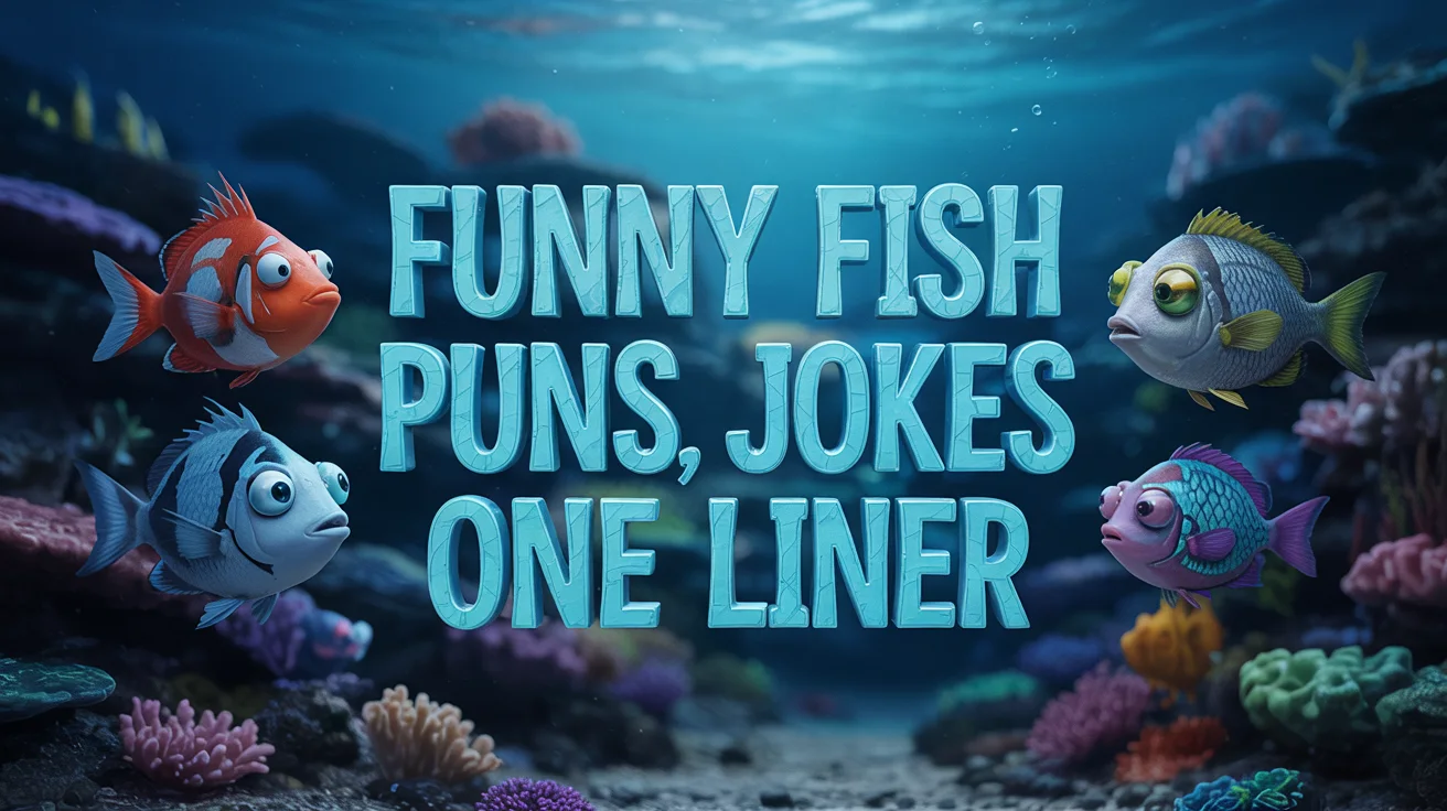 Funny Fish Puns Jokes One Liner - Puns HaHa