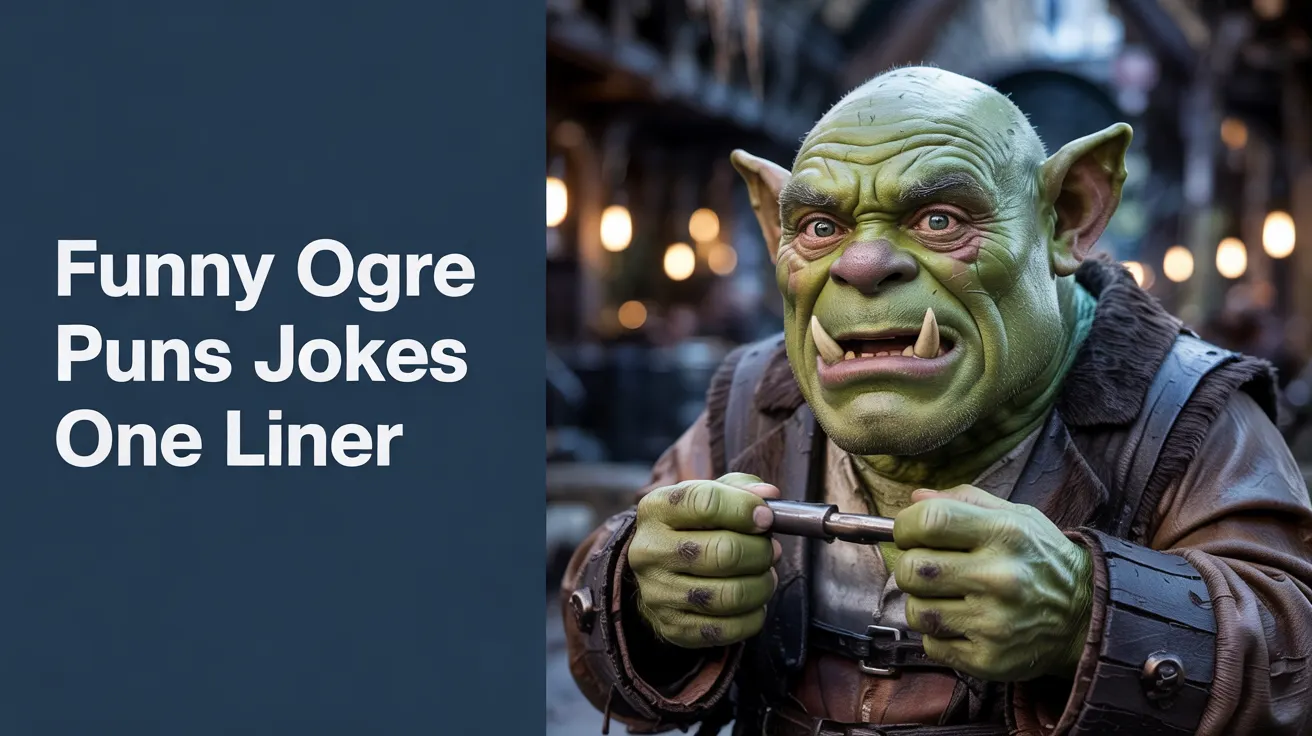 Funny Ogre Puns Jokes One Liner - Puns HaHa