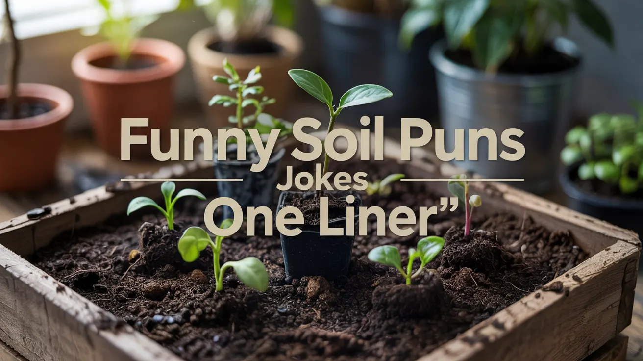 Funny Soil Puns Jokes One Liner - Puns HaHa