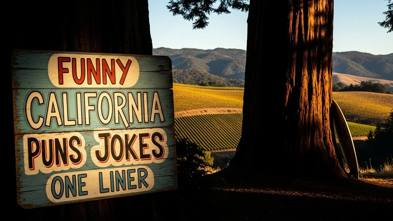 Funny California Puns Jokes One Liner - Puns HaHa