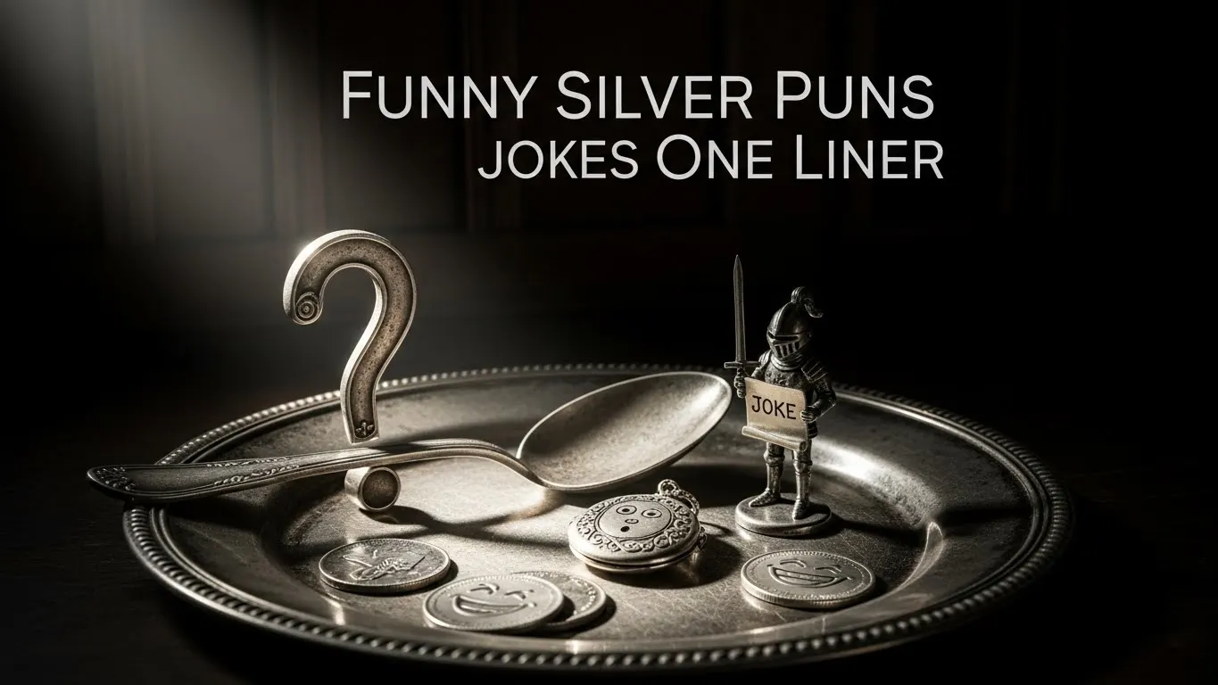Funny Silver Puns Jokes One Liner - Puns HaHa