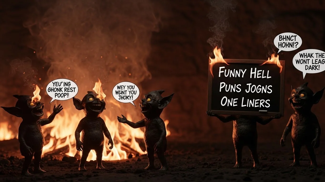 Funny Hell Puns Jokes One Liners - Puns HaHa