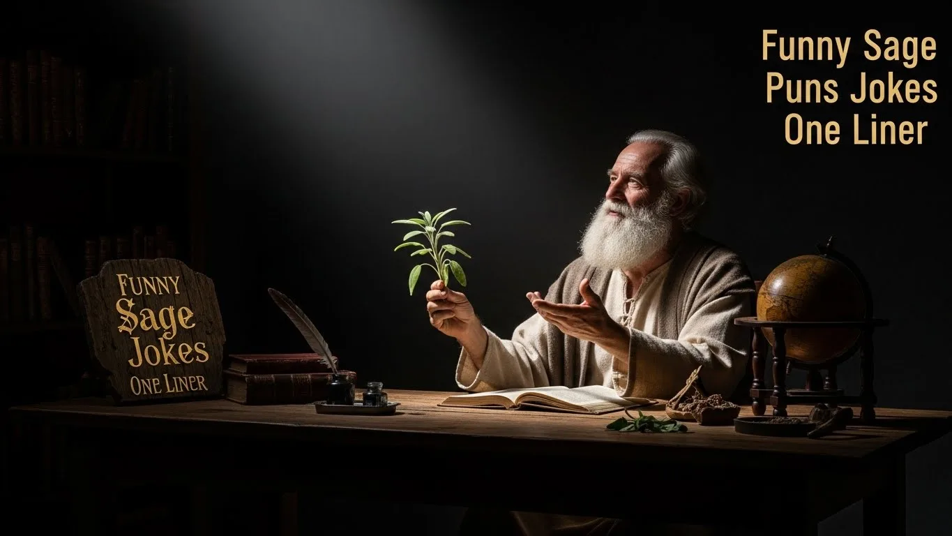 Funny Sage Puns Jokes One Liner - Puns HaHa