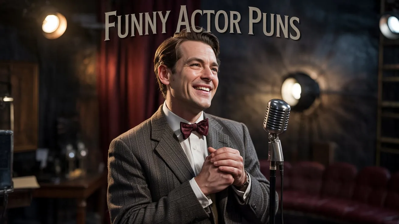 990+ Funny Actor Puns - Puns HaHa